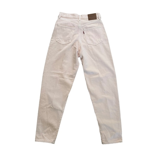 Levi's | Jeans | Levi Ribcage High Loose Taper Jeans Pale Pink Womens ...